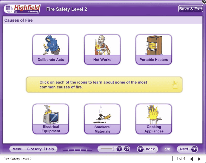 Fire Safety Elearning - Reddish Training